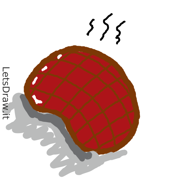 How to draw steak / efn9xghgg.png / LetsDrawIt