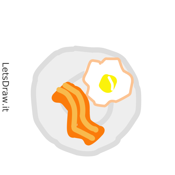 How to draw breakfast / efxwmcm5j.png / LetsDrawIt