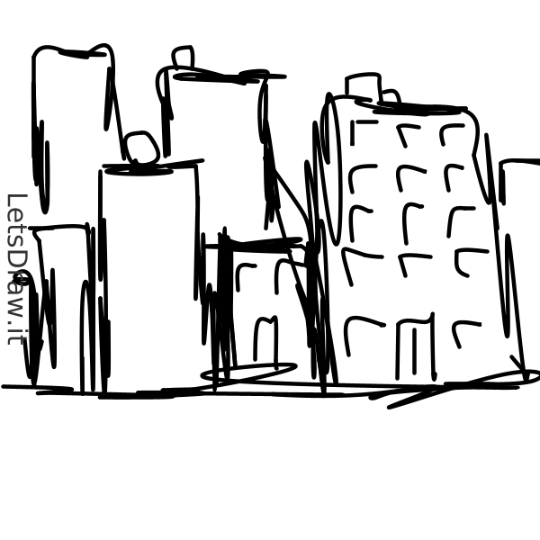 How to draw city / eh6hf89hc.png / LetsDrawIt