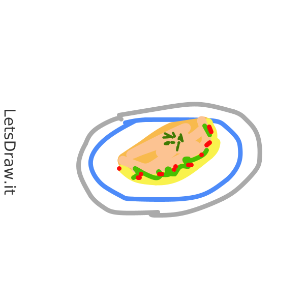 How to draw omelette / ehp4mhryp.png / LetsDrawIt