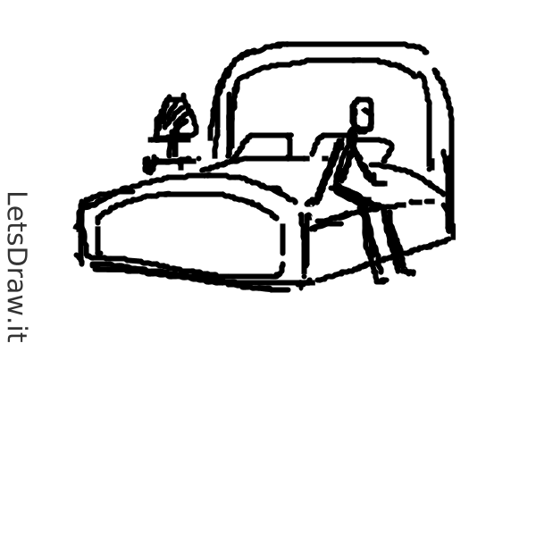 How to draw bed / ei1nqdpg4.png / LetsDrawIt