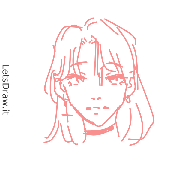 How to draw girl / ei9skekw7.png / LetsDrawIt
