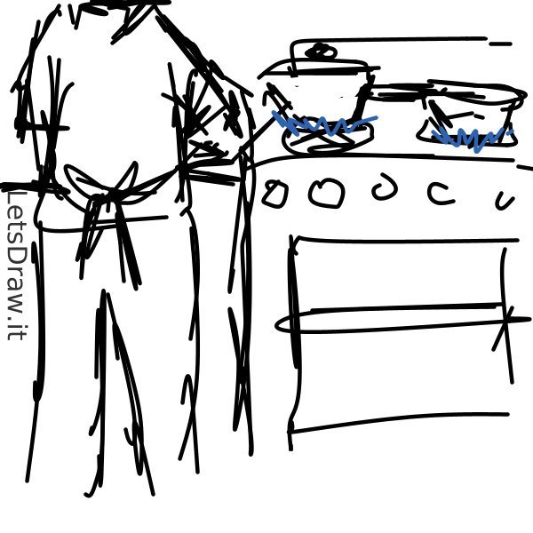 How to draw cooking / eizbruoj5.png / LetsDrawIt