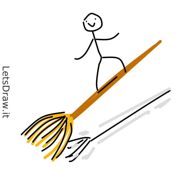 How to draw broom / ej71pg6da.png / LetsDrawIt