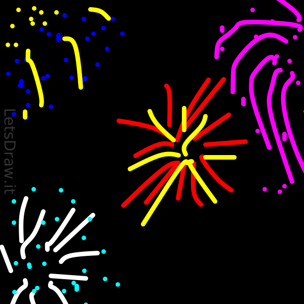 How to draw fireworks / ejerfq9yw.png / LetsDrawIt