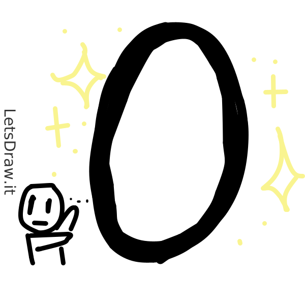 How to draw zero / ejnxjcsez.png / LetsDrawIt