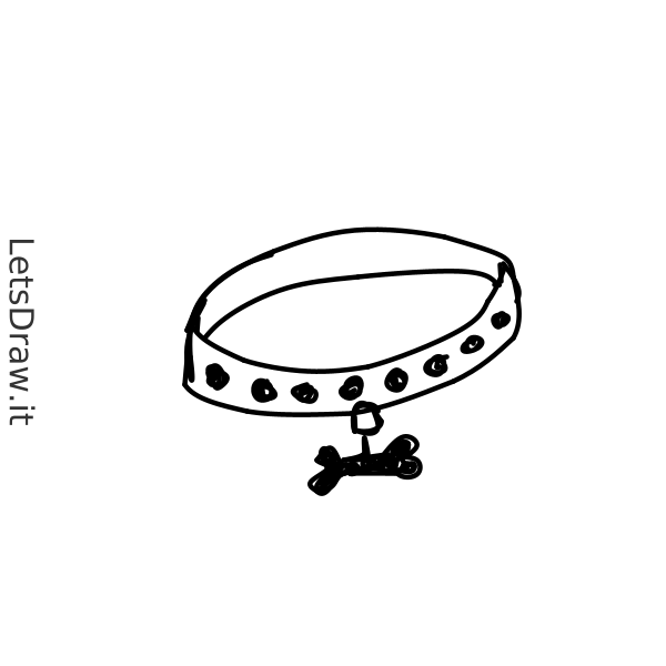 How to draw dog collar / ekmem7zeq.png / LetsDrawIt