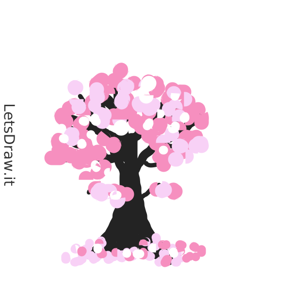 How to draw Sakura / eoy3ongym.png / LetsDrawIt