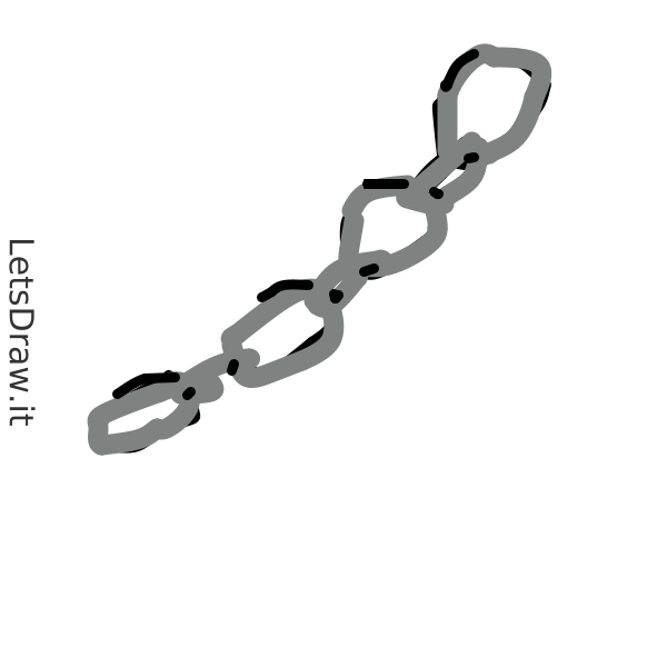 How to draw chain / ep1ynuw13.png / LetsDrawIt