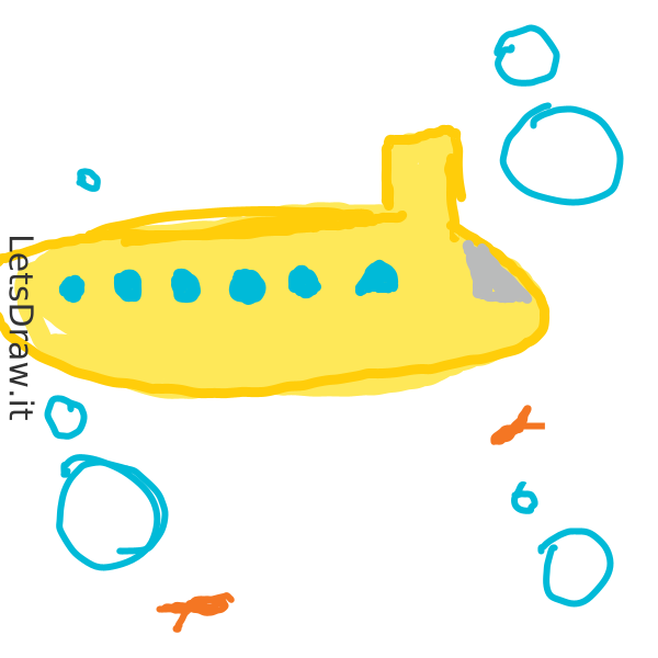 How to draw submarine / ep8kq6r6s.png / LetsDrawIt