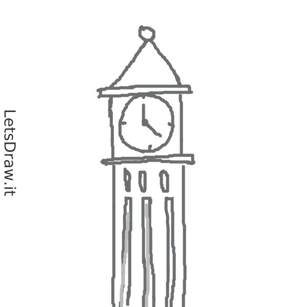 How to draw clock tower / er57ukj1j.png / LetsDrawIt