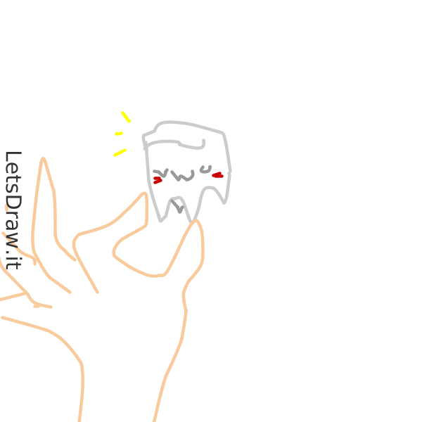 How to draw tooth / erw1fccrt.png / LetsDrawIt