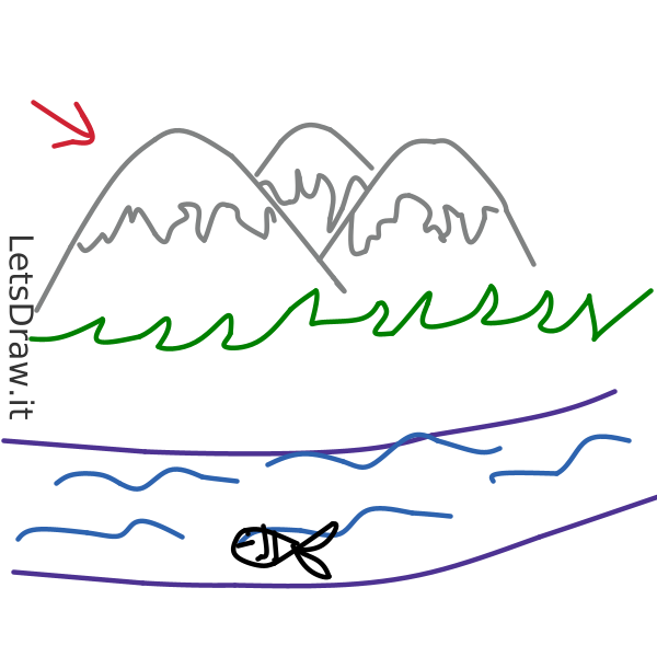 How to draw mountains / esd6dukg1.png / LetsDrawIt