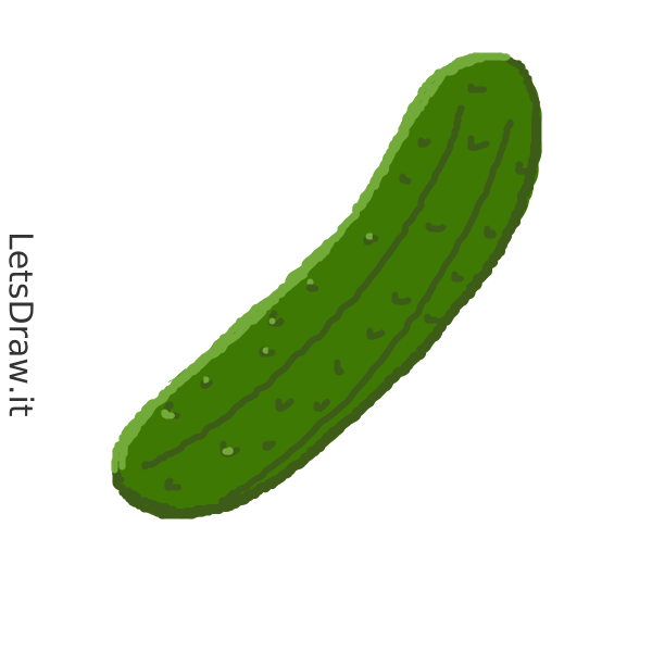How to draw cucumber / eweix5m7a.png / LetsDrawIt