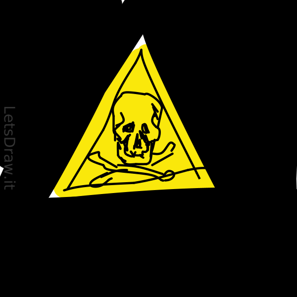How to draw danger / ex4iby3af.png / LetsDrawIt