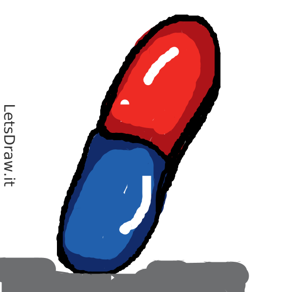 How to draw pill / ex8fq31qh.png / LetsDrawIt