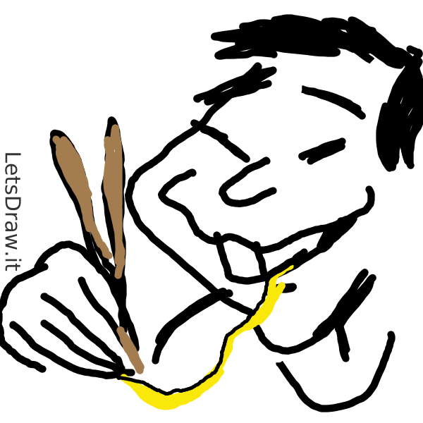 How to draw chopsticks / exebg5koo.png / LetsDrawIt