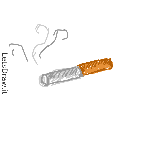 How to draw cigarette / exowd3dgy.png / LetsDrawIt