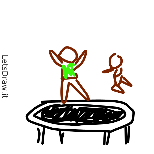 How to draw trampoline / exs1pymik.png / LetsDrawIt