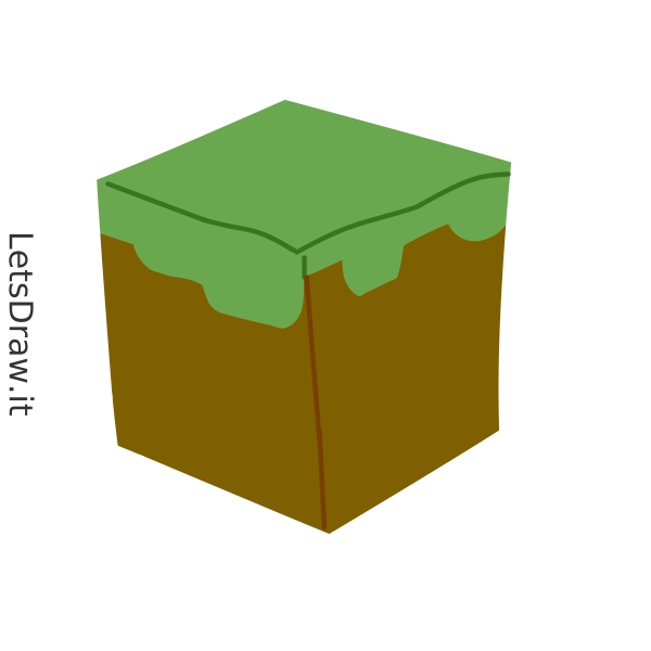 How to draw Minecraft / LetsDrawIt