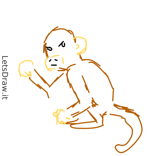 How to draw monkey / f3j78gj87.png / LetsDrawIt