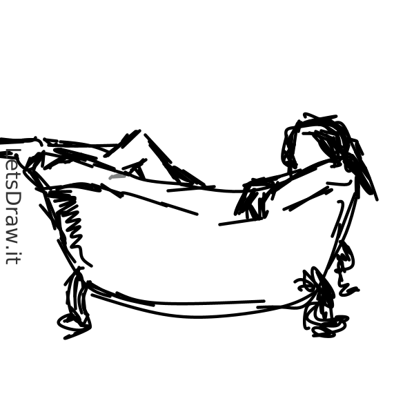 How to draw bathtub / f5xrd4bke.png / LetsDrawIt