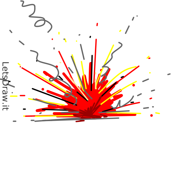 How to draw explosion / f63ufzot3.png / LetsDrawIt
