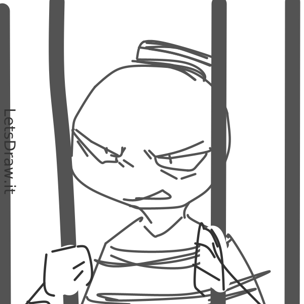 How to draw prisoner / f7d7jopyd.png / LetsDrawIt