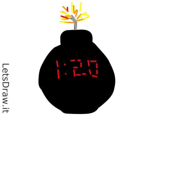 How to draw bomb / f8ctbkgqw.png / LetsDrawIt