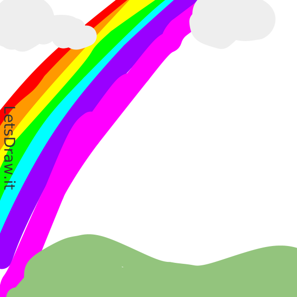 How to draw rainbow / f9kkf3yfz.png / LetsDrawIt