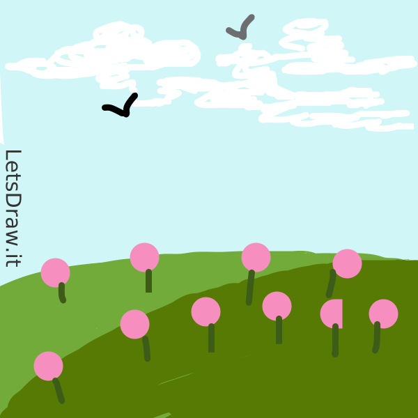 How to draw blue sky / faujtwr9d.png / LetsDrawIt