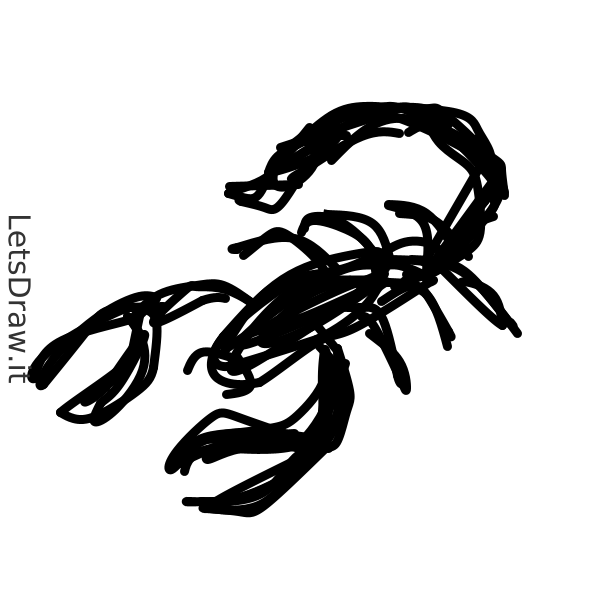 How to draw scorpion / fbj9jknci.png / LetsDrawIt