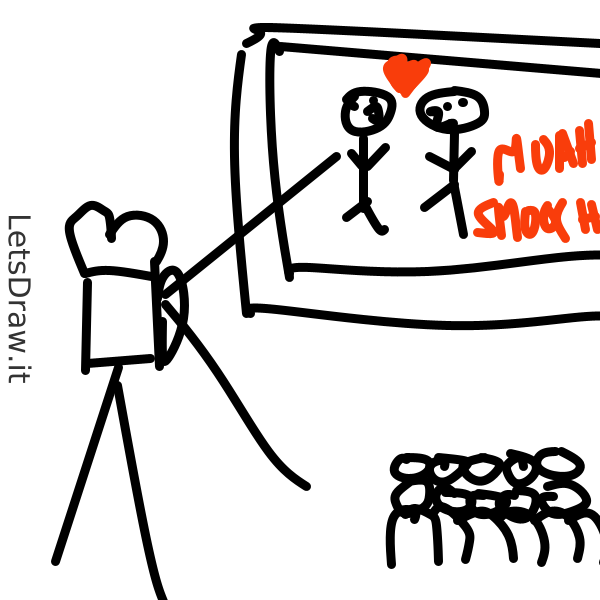 How to draw movie / fderm7mf7.png / LetsDrawIt