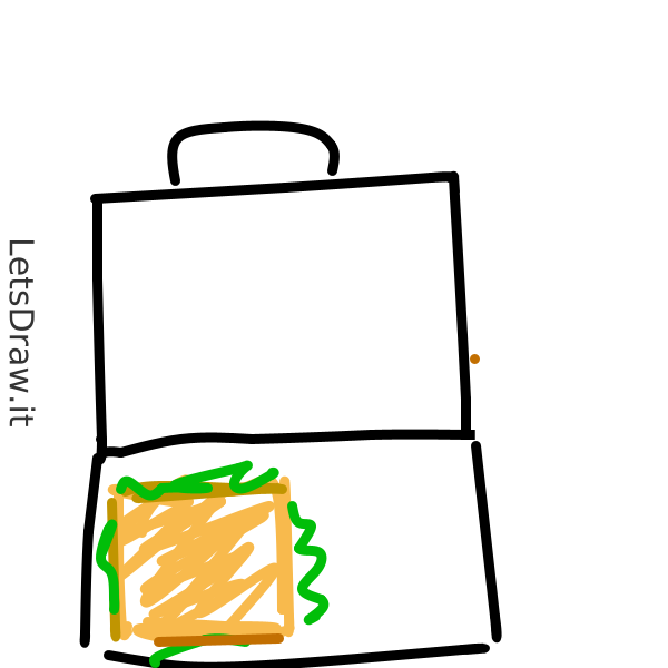 How to draw lunchbox / ff5cp57jd.png / LetsDrawIt