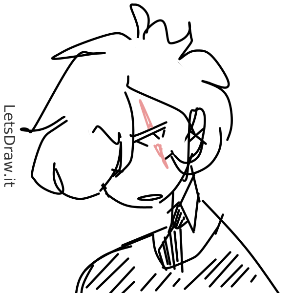 How to draw scar / LetsDrawIt