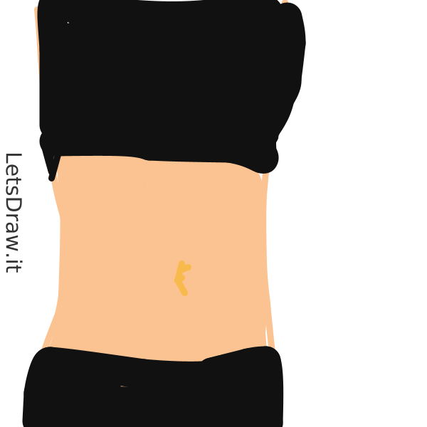 How to draw bellybutton / fhorkzerx.png / LetsDrawIt