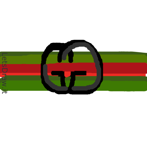 How to draw GUCCI / fhreqkygr.png / LetsDrawIt