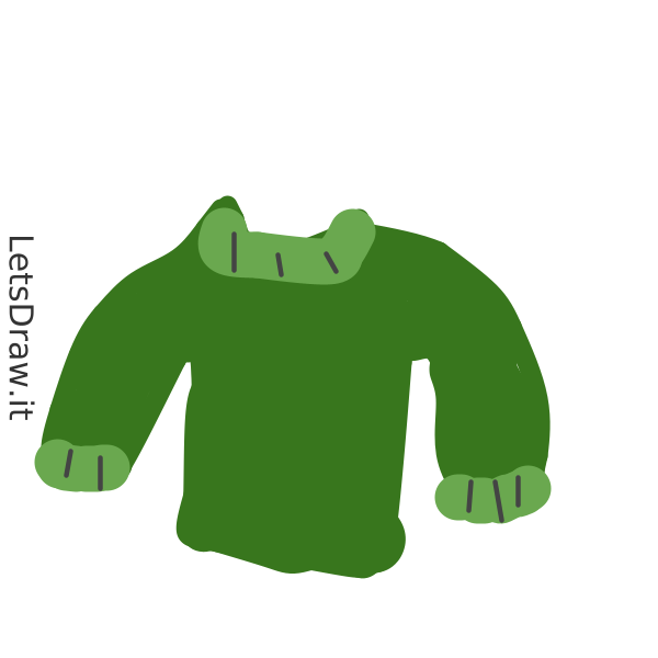 How to draw sweater / fj1eeode3.png / LetsDrawIt