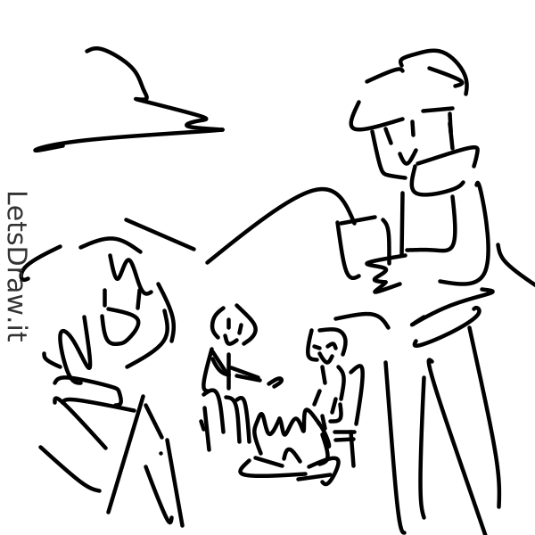 How to draw camp / fma5rkbg.png / LetsDrawIt