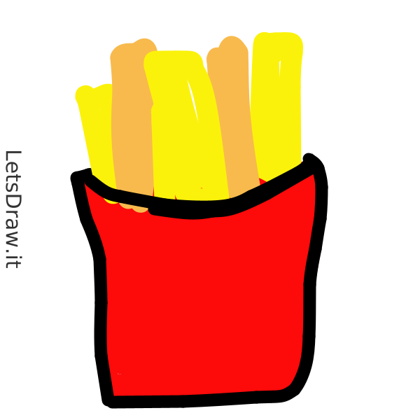 How to draw Potato chips / fmxskxb44.png / LetsDrawIt