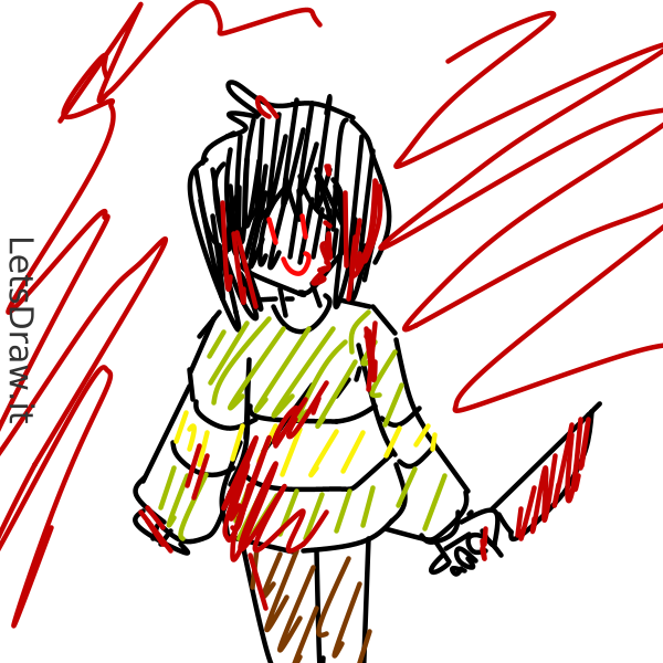 How to draw murderer / fq1npdod6.png / LetsDrawIt