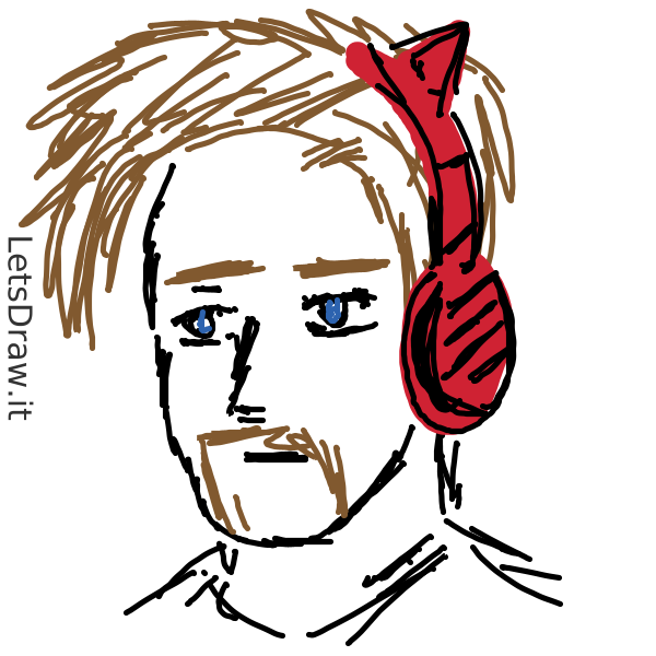 How to draw gamer / frs7ejsr1.png / LetsDrawIt