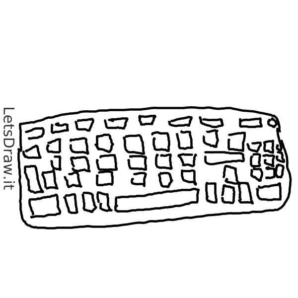 How to draw keyboard / fskpp6ti6.png / LetsDrawIt
