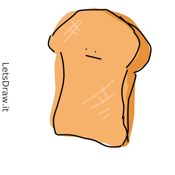How to draw toast / ftnanrnc7.png / LetsDrawIt