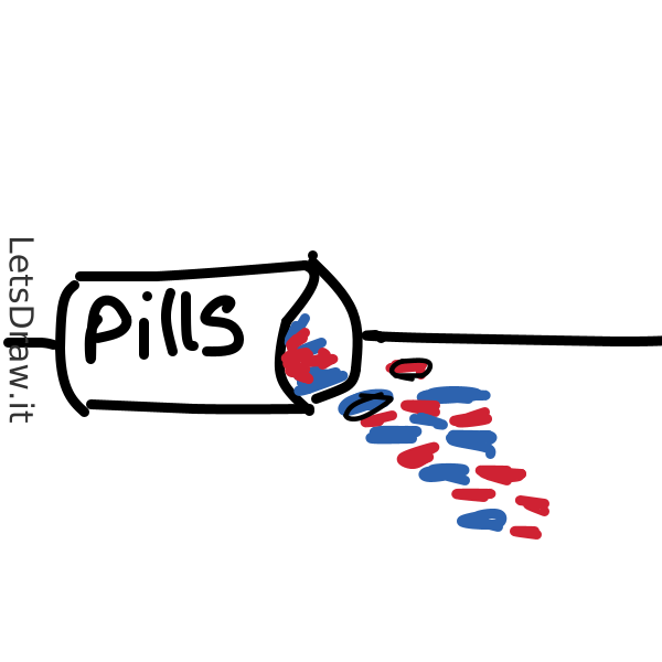 How to draw pill / funyr8gc9.png / LetsDrawIt