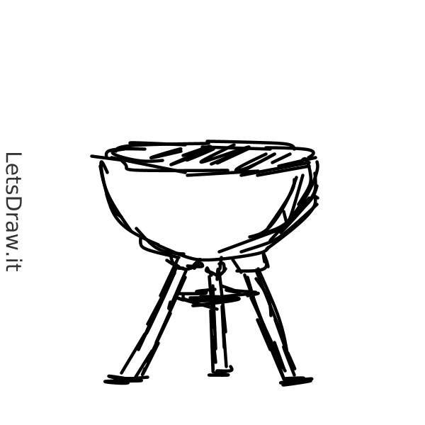 How to draw barbecue / fwghde4m9.png / LetsDrawIt