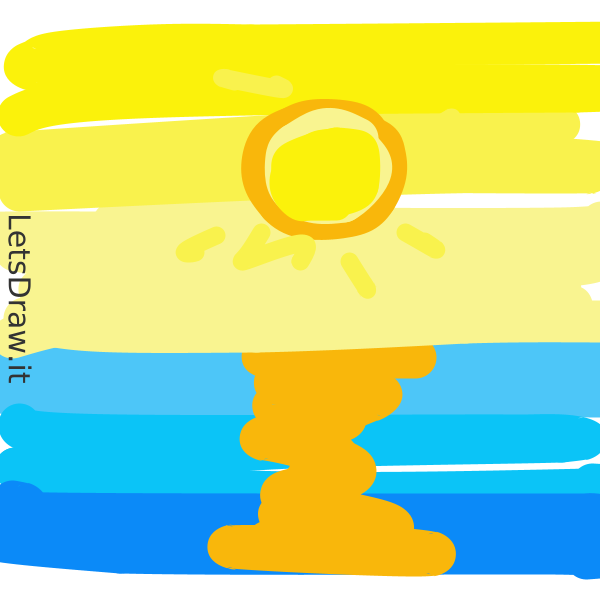 How to draw sunset / fwkpe7s8f.png / LetsDrawIt