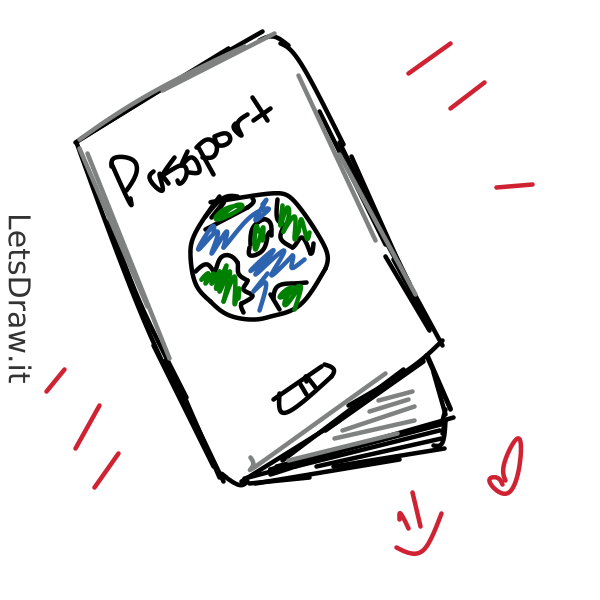 How to draw passport / fwwab9xoz.png / LetsDrawIt