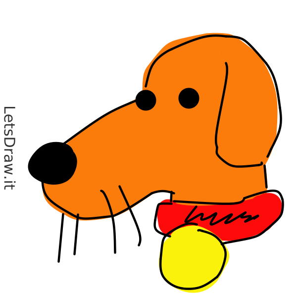 How to draw dog / fxkzpnejn.png / LetsDrawIt