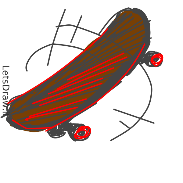 How to draw skate / fyxwgpxfy.png / LetsDrawIt